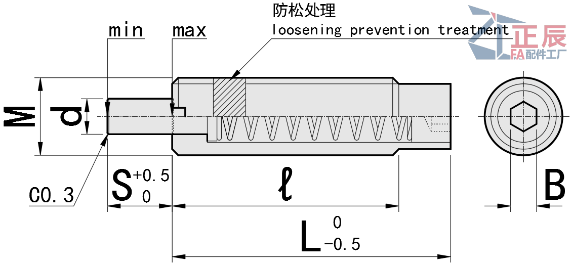 Spring Plungers Flat Nose PJLF from China manufacturer - Zhengchen Hardware